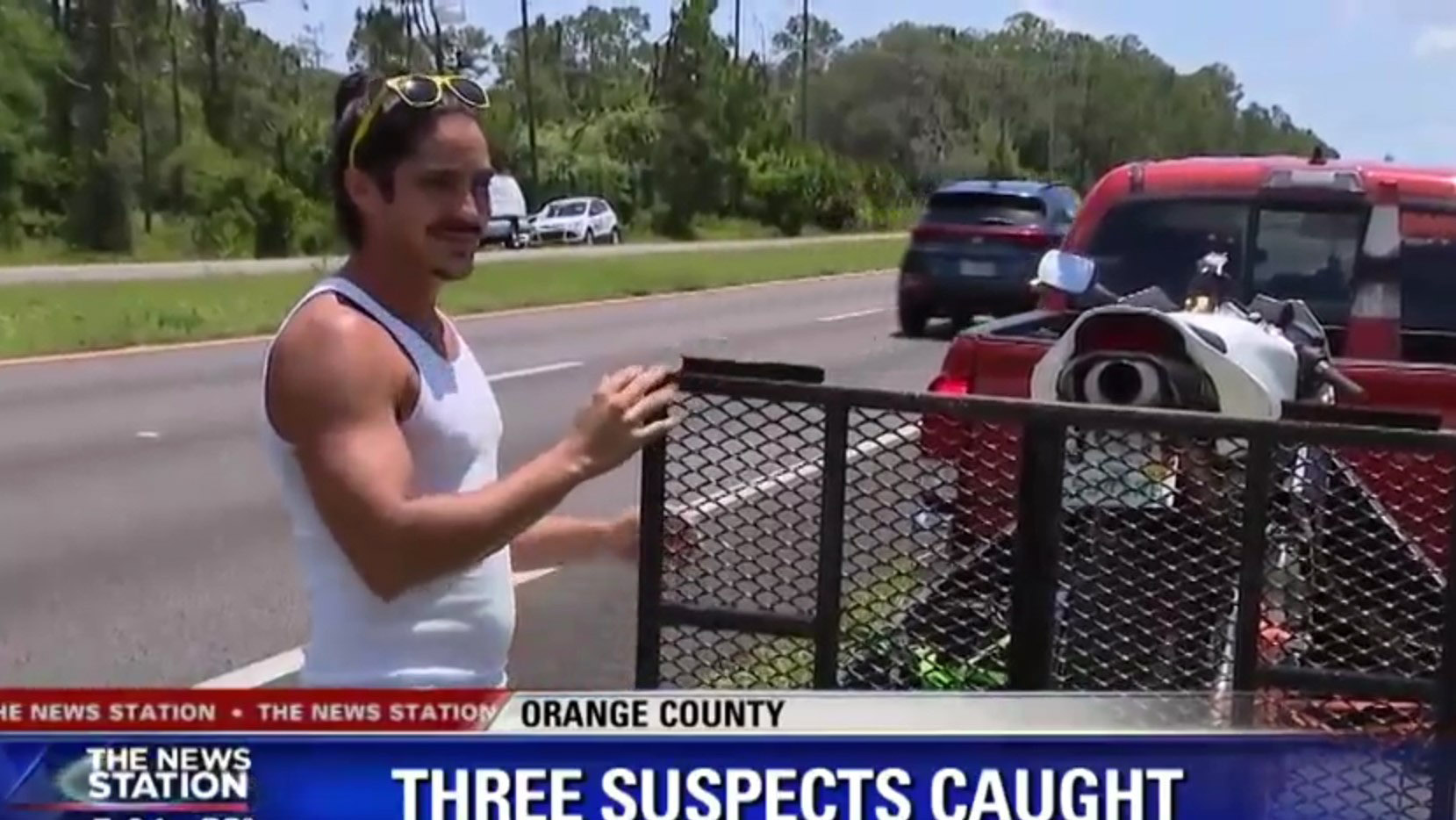 Motorcyclist Recognizes Stolen Bike on the News During Police Pursuit ...